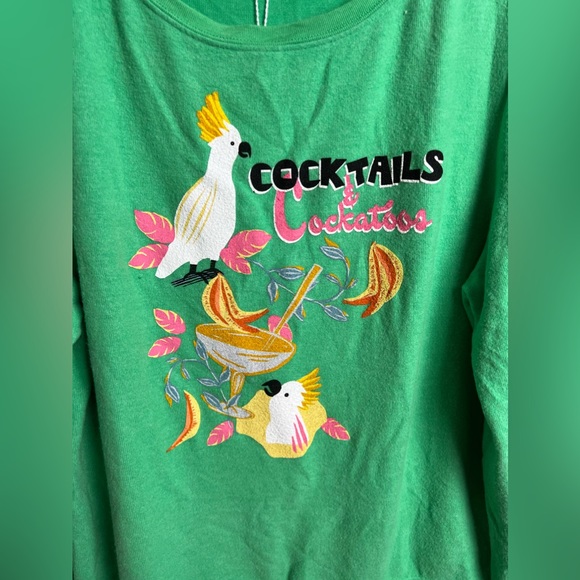 Wildfox | Tops | Nwt Wilfox Cocktails Cockatoos Baggy Beach Jumper ...